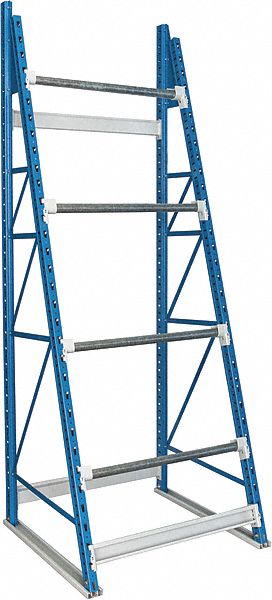 HALLOWELL Rack Carretes Básico,Acero,6000 lb.,Azul - Anaqueles para ...