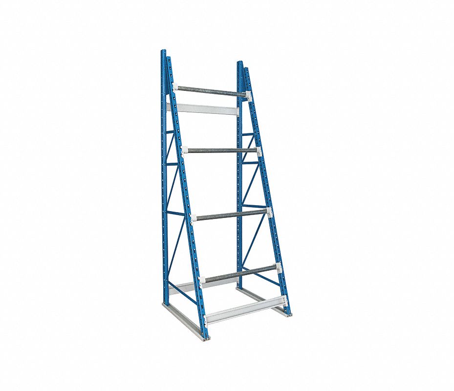 HALLOWELL Rack Carretes Básico,Acero,6000 lb.,Azul - Anaqueles para ...