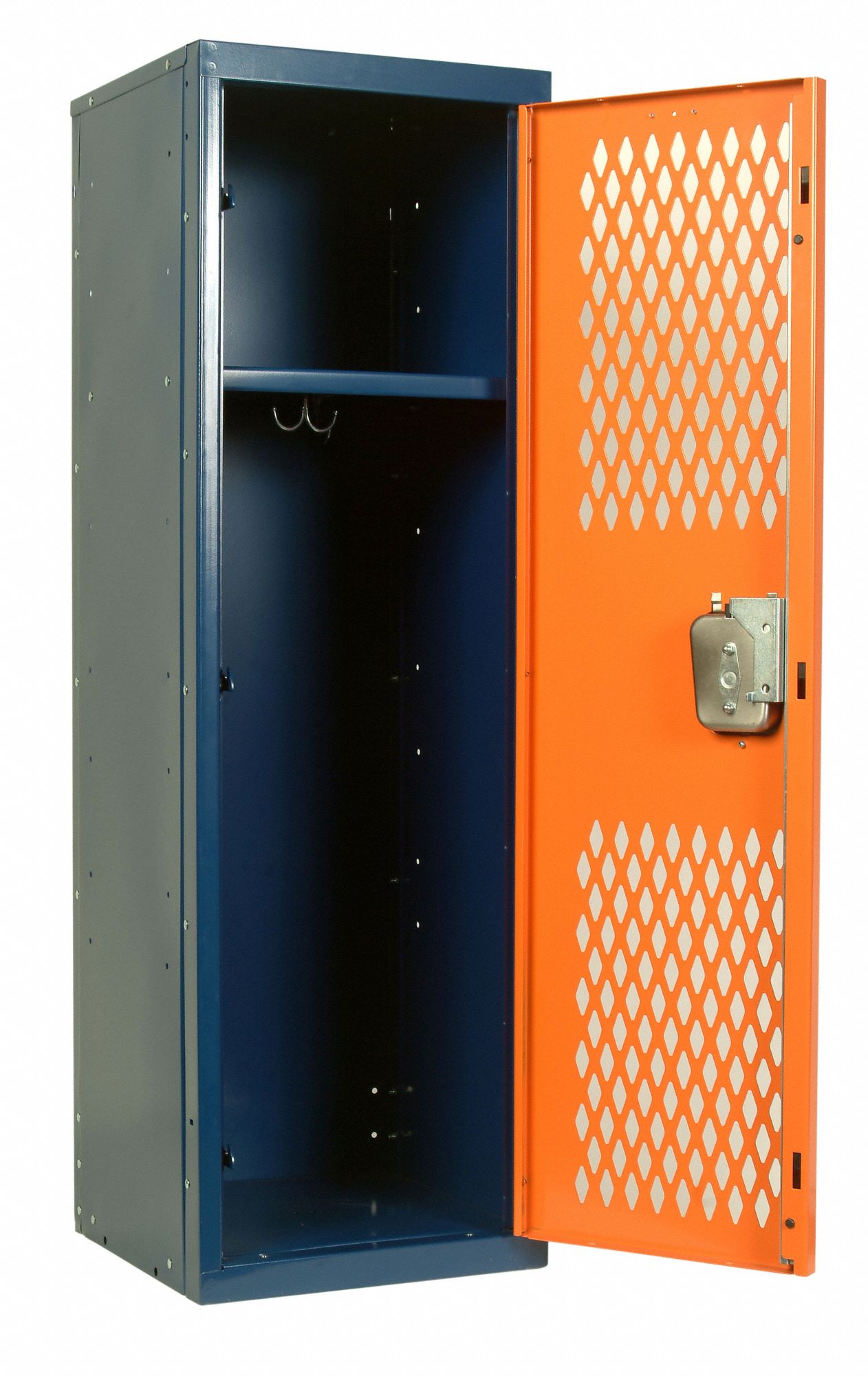 HALLOWELL Wardrobe Locker: 15 in x 15 in x 48 in, Ventilated, 1 Tiers ...