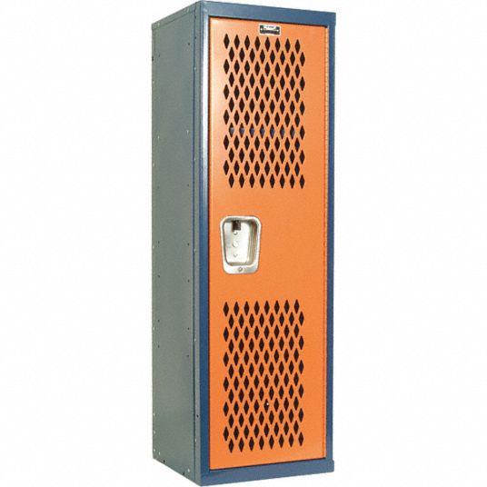 HALLOWELL, 15 in x 15 in x 48 in, Ventilated, Wardrobe Locker - 35UW40 ...
