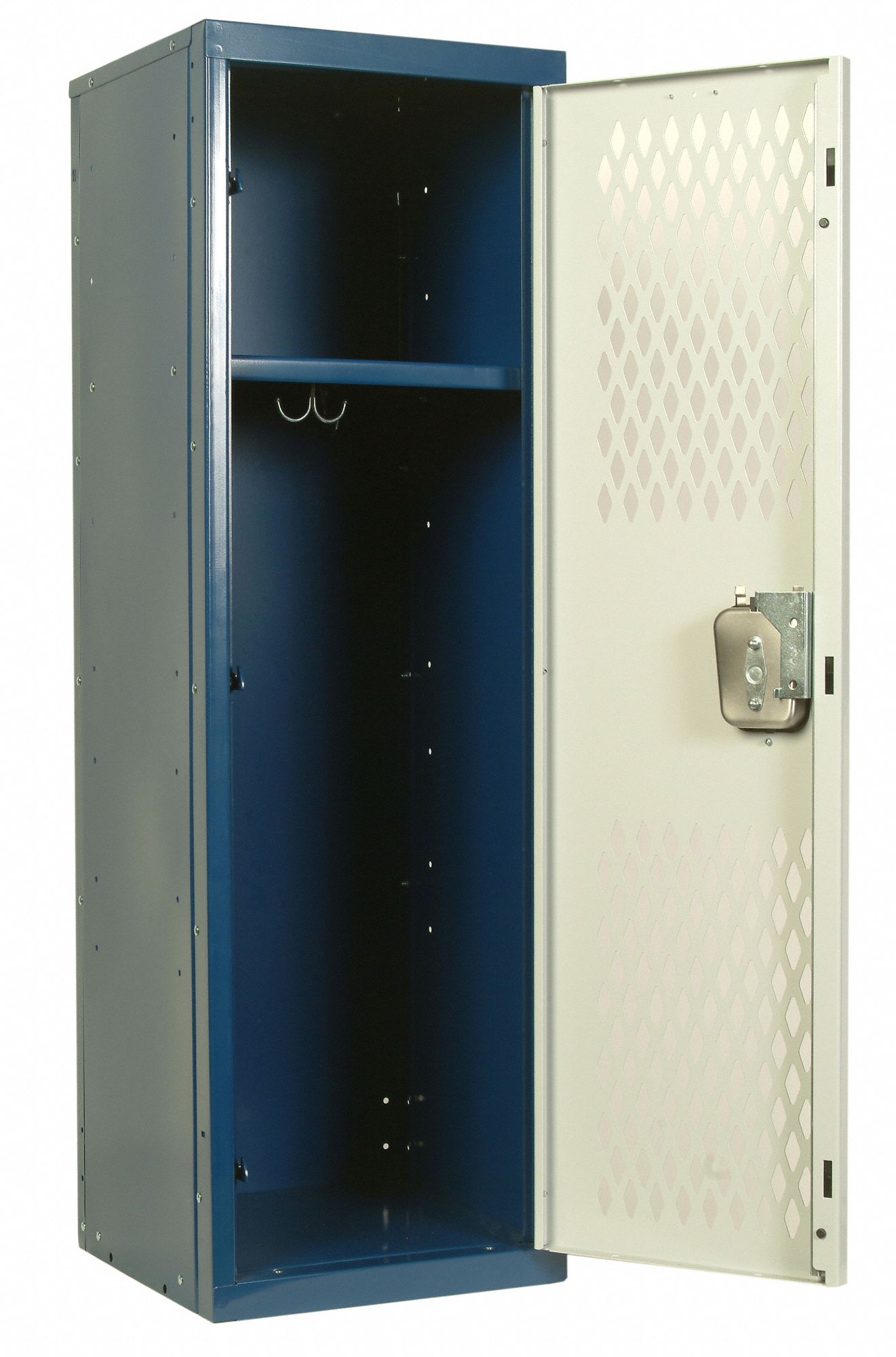 HALLOWELL Wardrobe Locker: 15 in x 15 in x 48 in, Ventilated, 1 Tiers ...