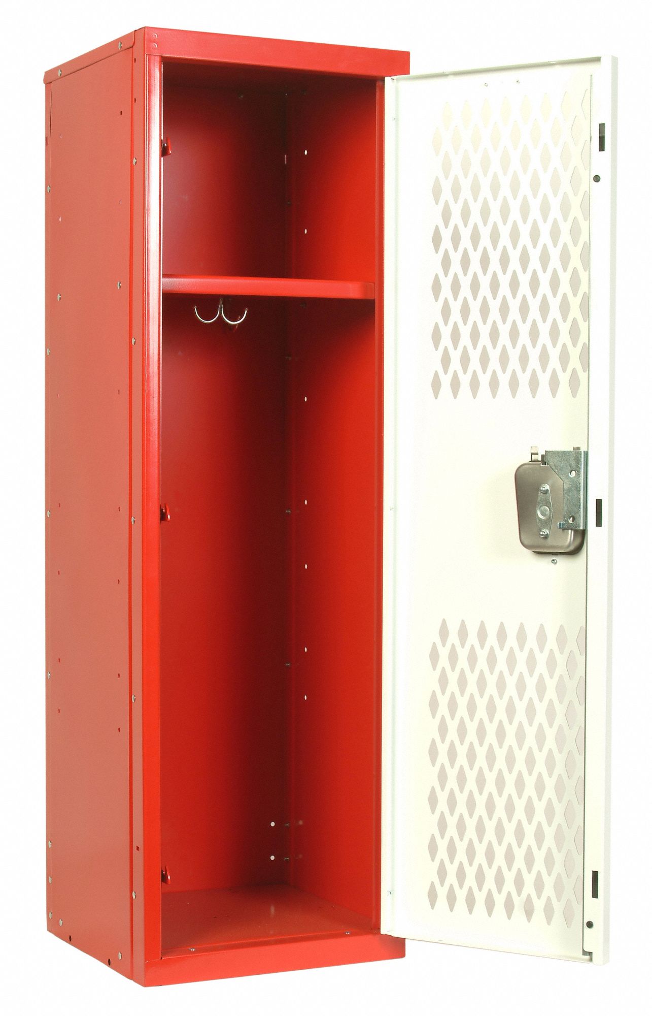 HALLOWELL Wardrobe Locker: 15 in x 15 in x 48 in, Ventilated, 1 Tiers ...