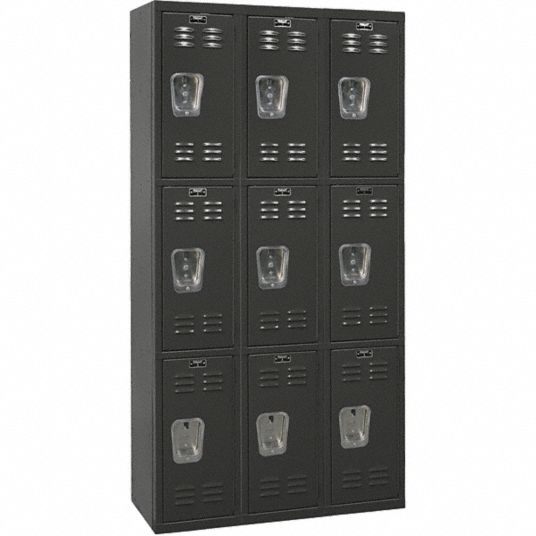 HALLOWELL, 36 in x 18 in x 72 in, Louvered, Wardrobe Locker - 35UW62 ...