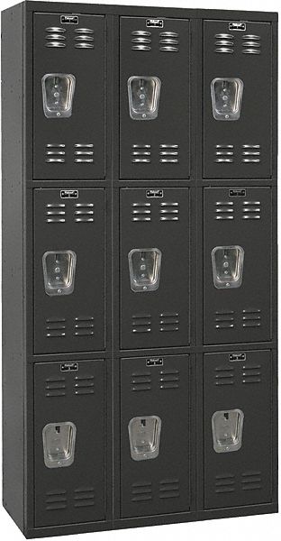 HALLOWELL, 36 in x 18 in x 72 in, Louvered, Wardrobe Locker - 35UW86 ...