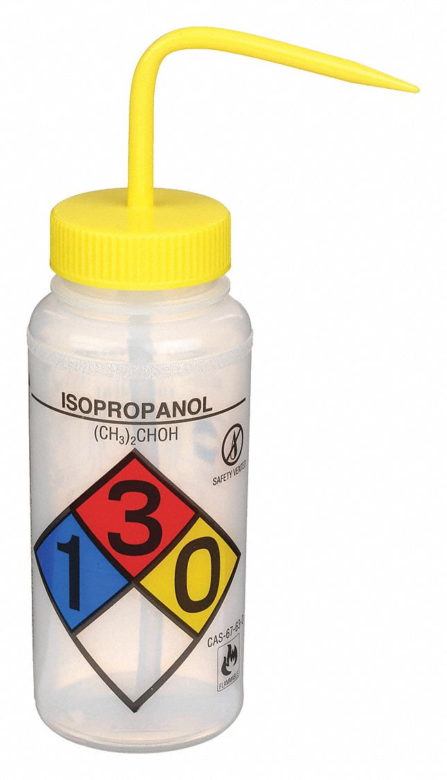 16 fl oz Capacity - oz, 500 mL Capacity - mL, Wash Bottle - 35V640 ...