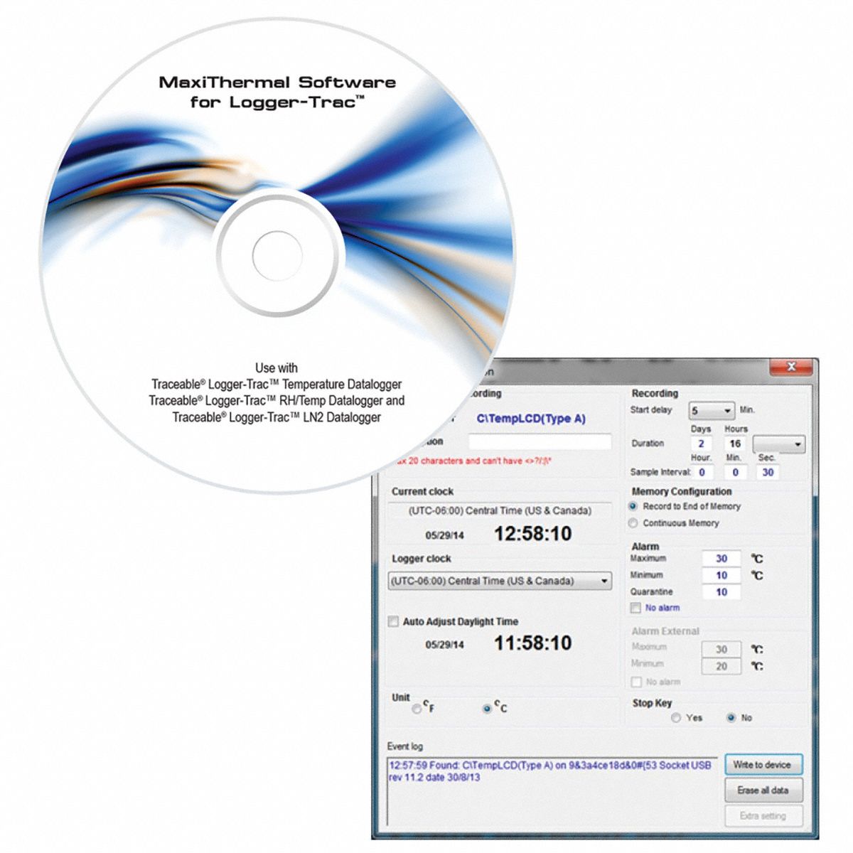 TRACEABLE, Software, Software, MaxiThermal Software - 35VY27|6580 ...