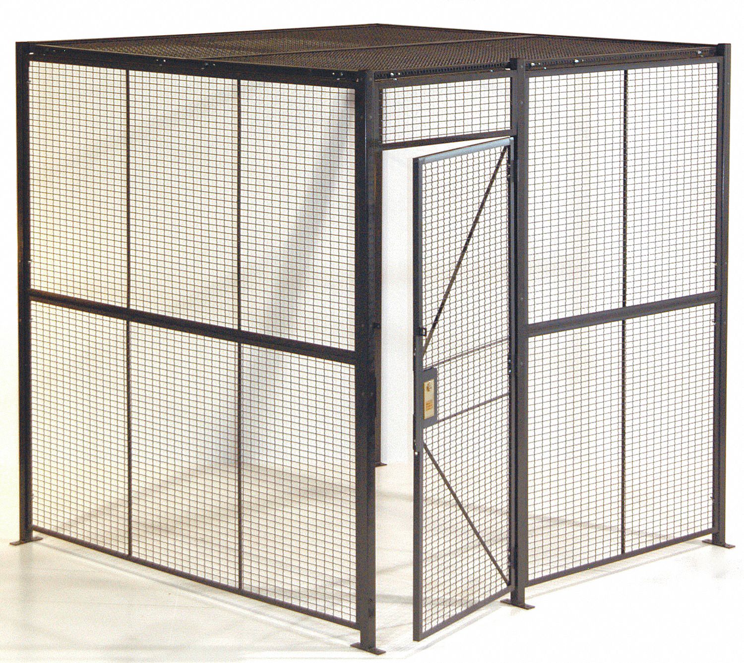Stainless Steel Wire Partition, 3 sided - Grainger
