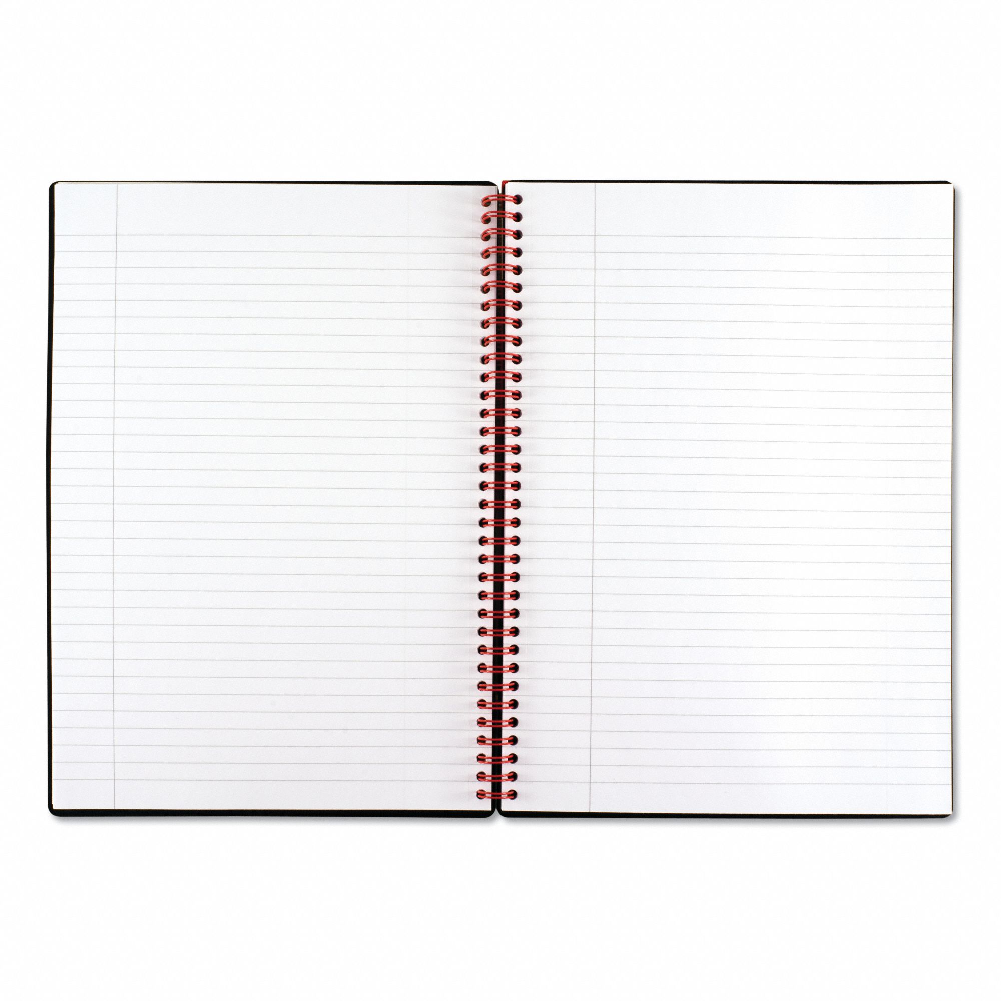 BLACK N' RED Notebook: 8-1/4 in x 11-3/4 in Sheet Size, Legal, White ...