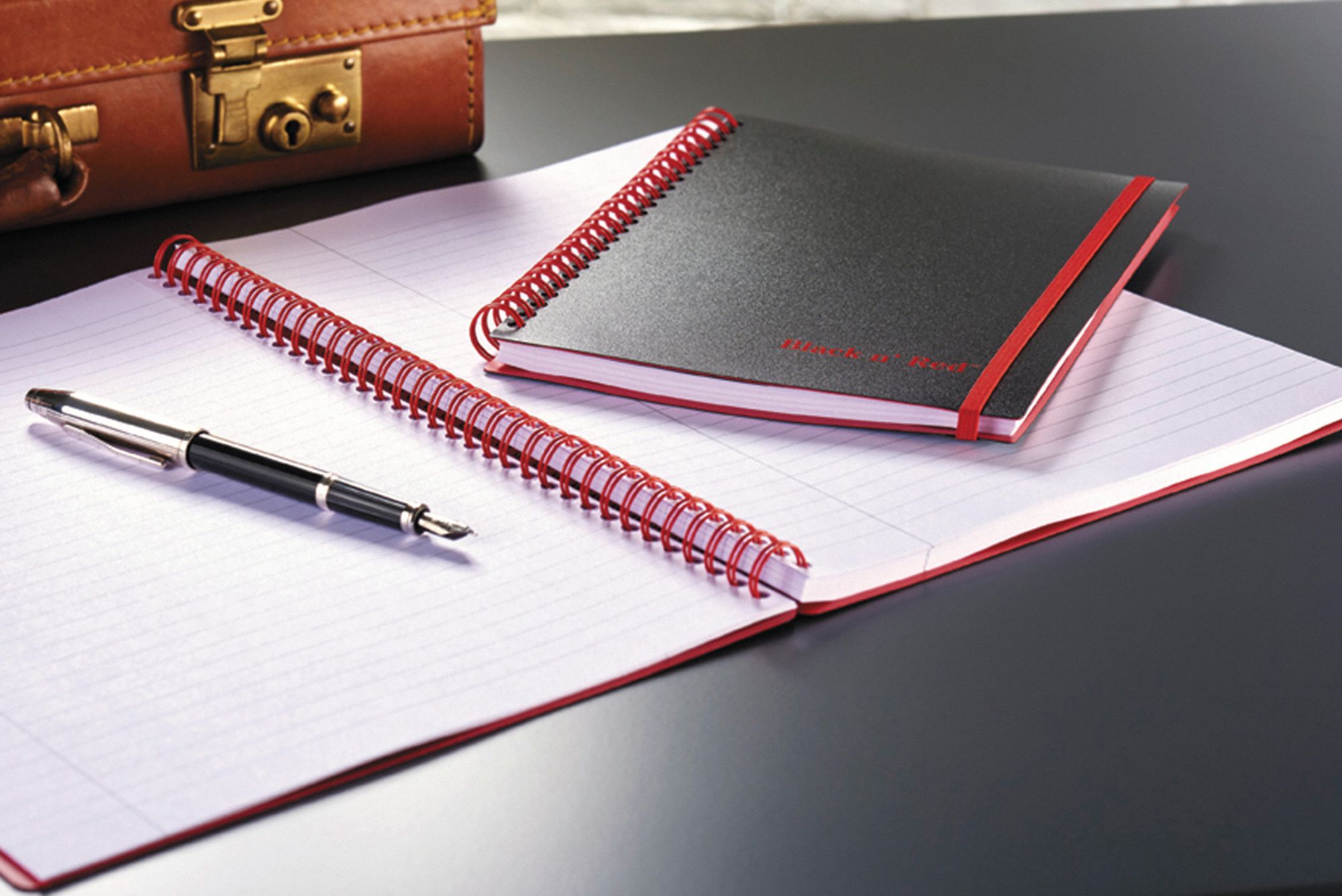 BLACK N' RED Notebook: 4-1/8 in x 5-7/8 in Sheet Size, Legal, White, 70 ...