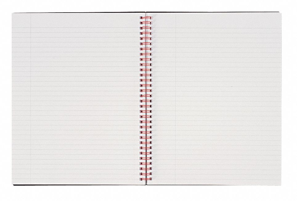 BLACK N' RED, 8-1/2 in x 11 in Sheet Size, Legal, Notebook - 35W813 ...