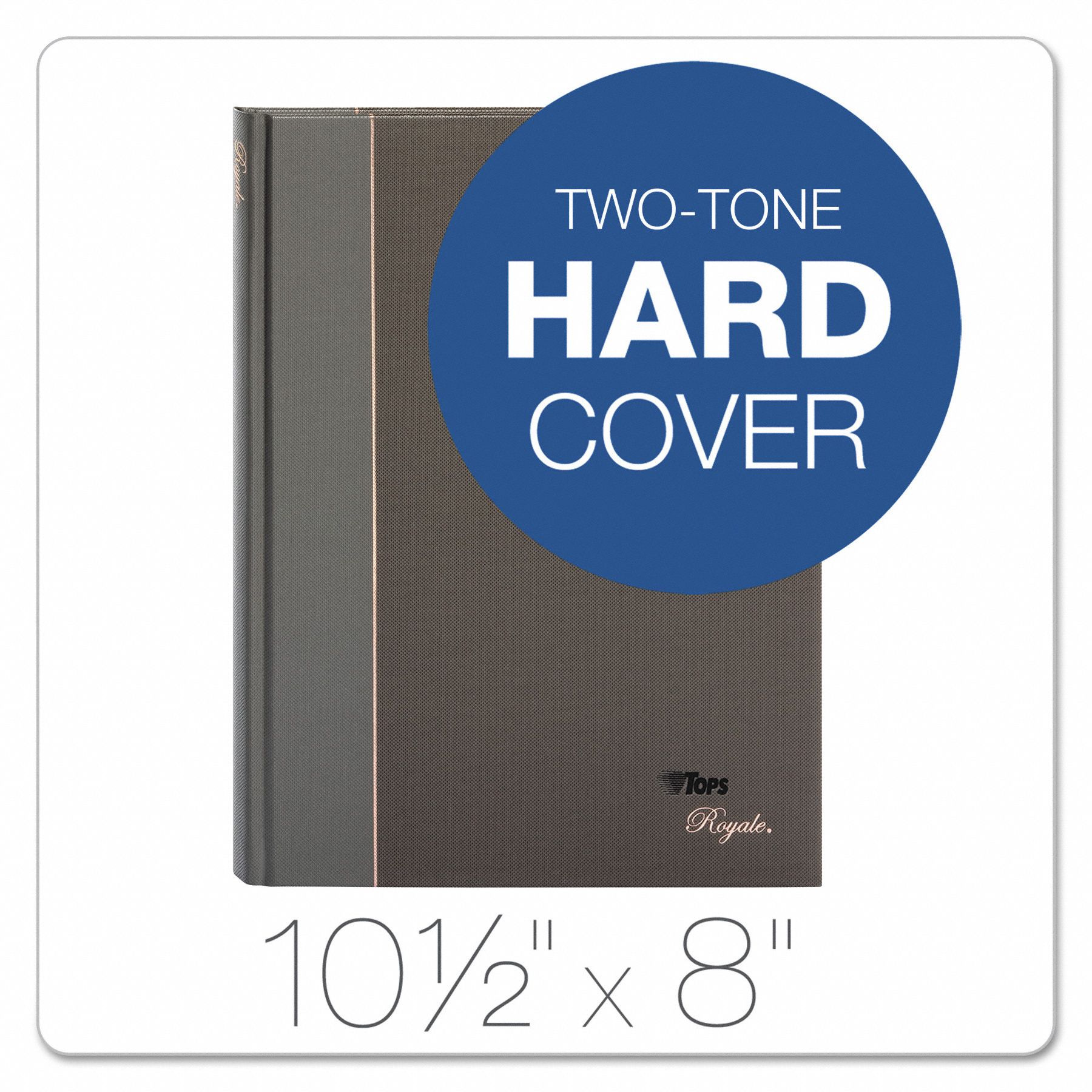 TOPS Notebook: 8 in x 10-1/2 in Sheet Size, College, White, 96 Sheets ...