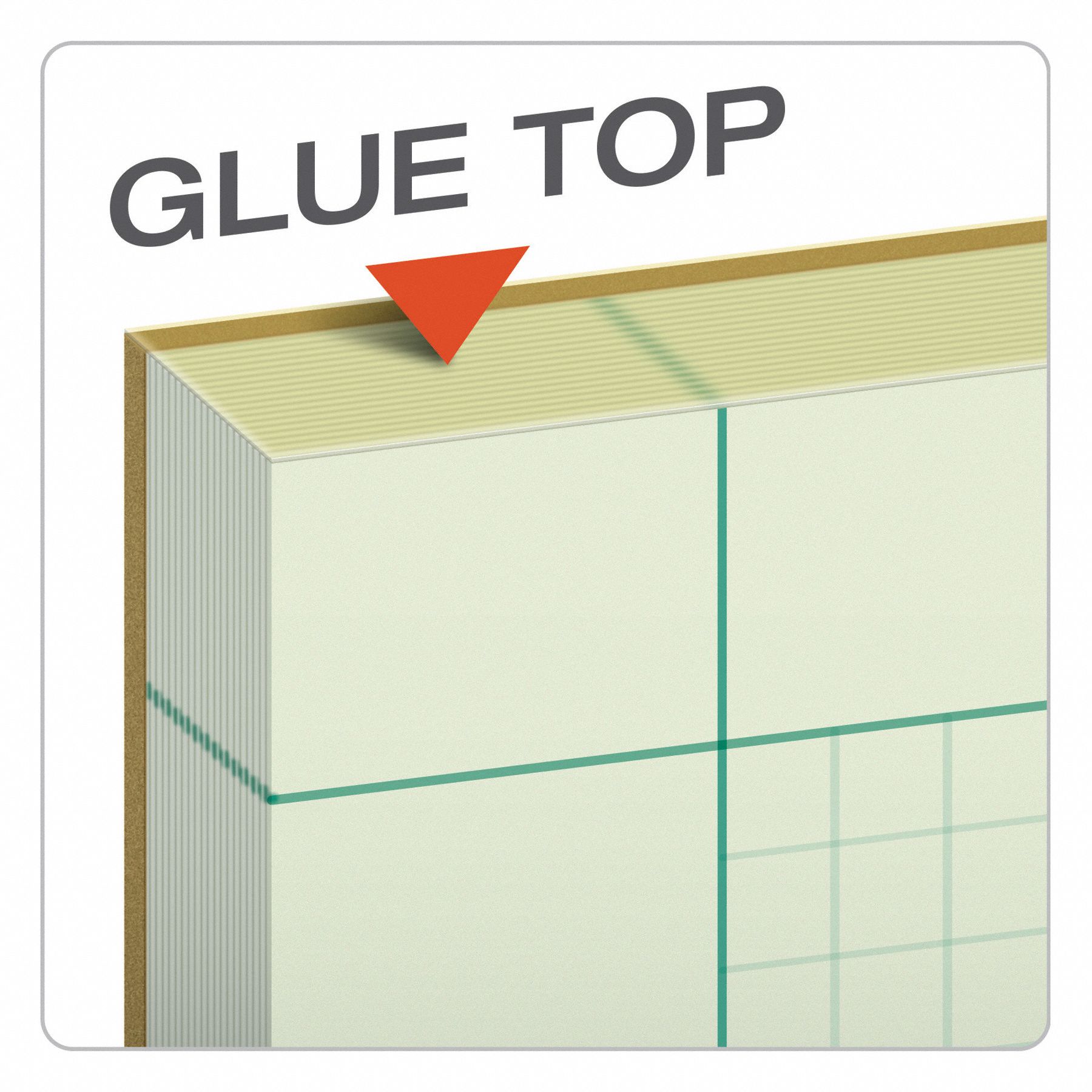 TOPS Notepad: Quadrille, Nonwirebound, 200 Sheets, 0 Carbon Sheets, Top ...