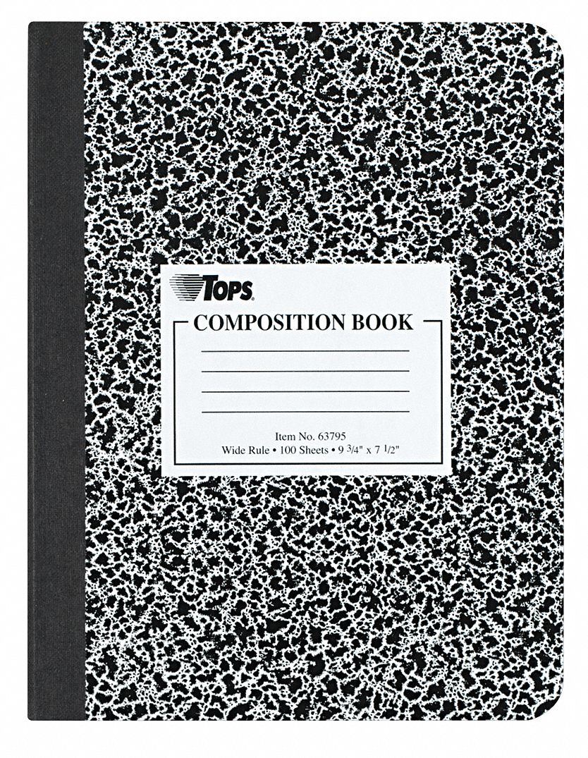TOPS, 7-1/2 in x 9-3/4 in Sheet Size, Legal, Notebook - 35W956|TOP63795 ...