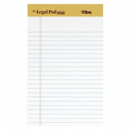 TOPS, 5 in x 8 in Sheet Size, Narrow, Notepad - 35W986|TOP71500 - Grainger