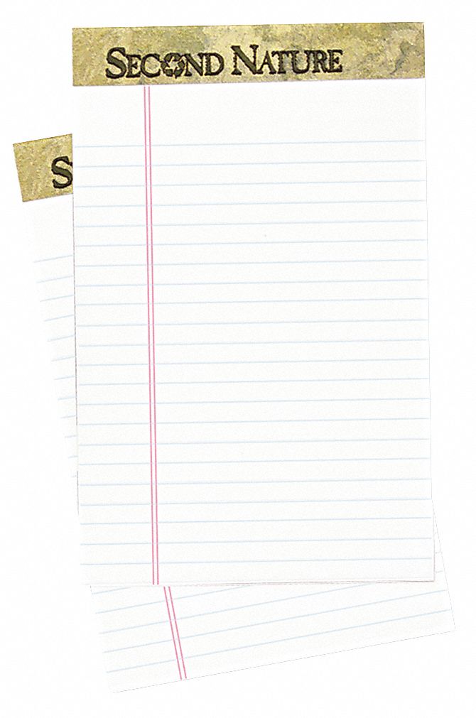 TOPS, 5 in x 8 in Sheet Size, Narrow, Notepad - 35W994|TOP74005 - Grainger