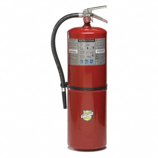 BUCKEYE, 30 lb Extinguisher Capacity, 10A:160B:C, Fire Extinguisher ...