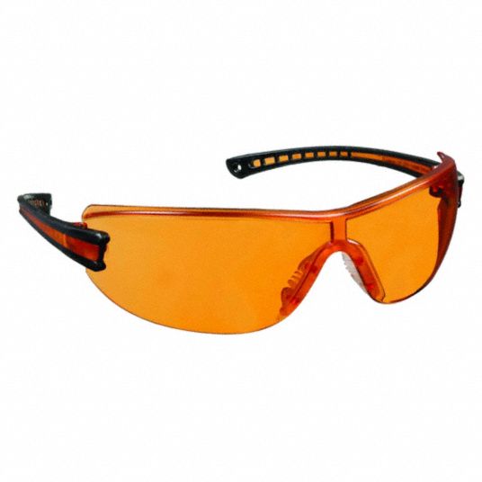GATEWAY SAFETY, INC, Orange Lens, Half-Frame, Safety Glasses - 35WU93 ...