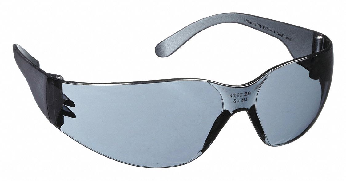 Safety Glasses,Gray - Grainger