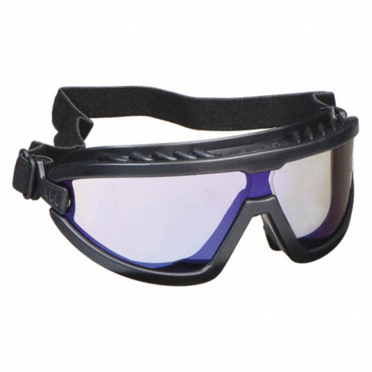 GATEWAY SAFETY, INC, Blue Lens Color, Direct, Protective Goggles ...