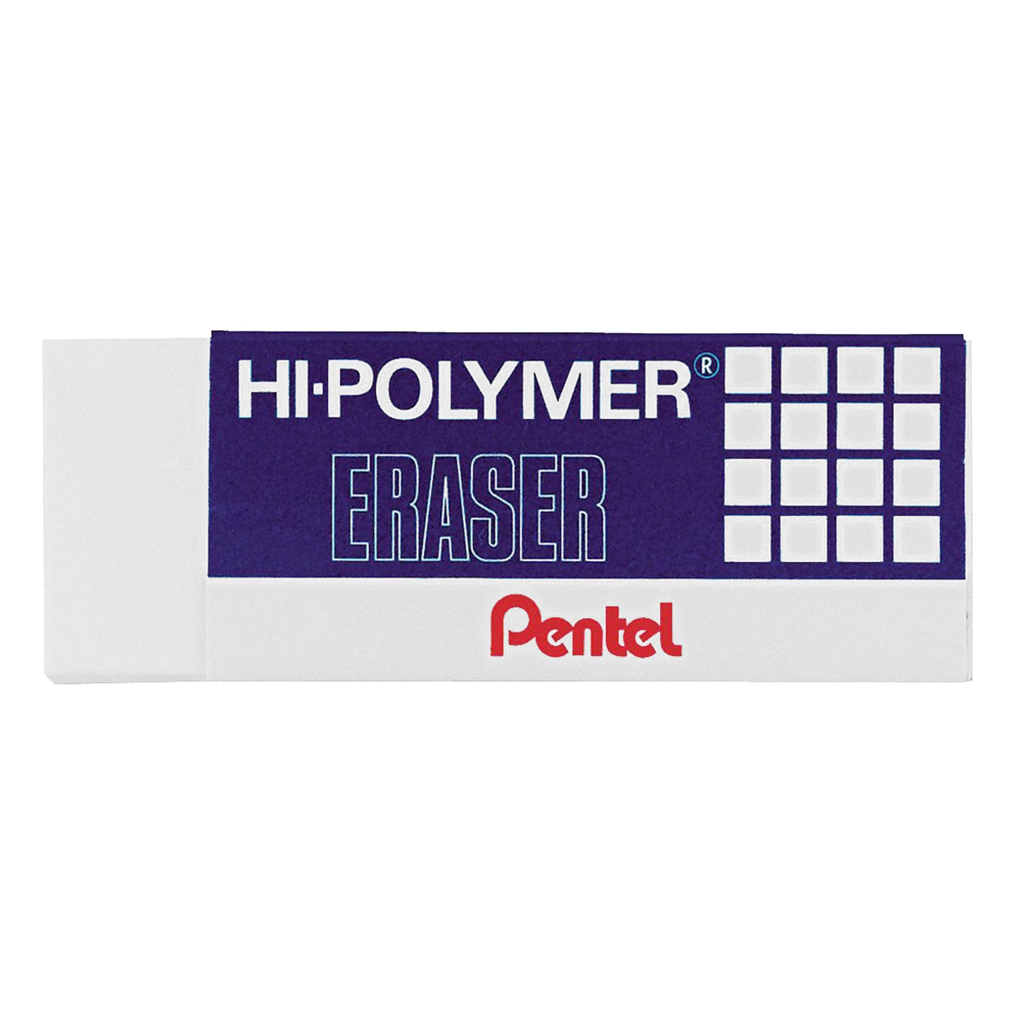 PENTEL, Vinyl, White, Block Eraser - 35X918|PENZEH10BP3K6 - Grainger