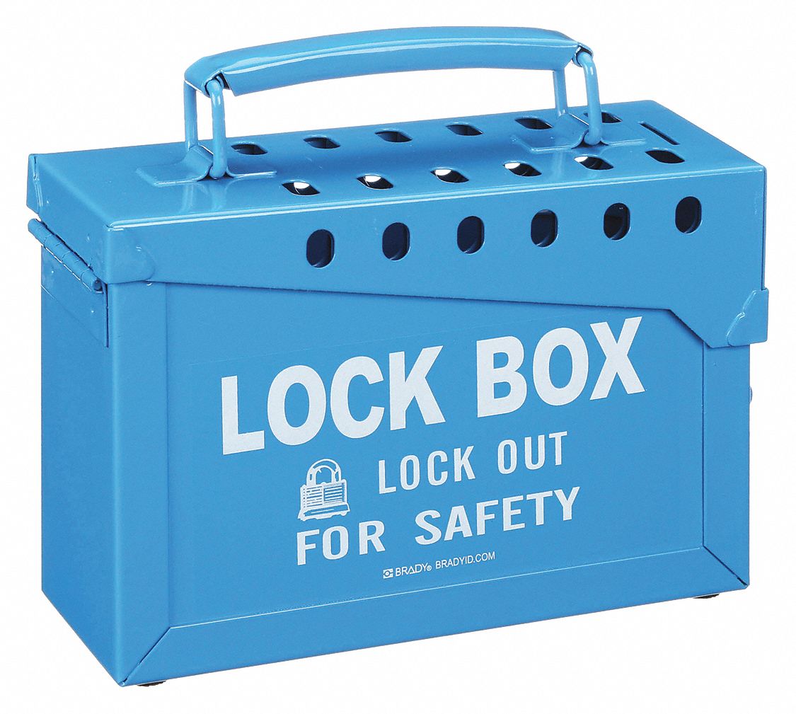 BRADY LOCKOUT 13 LOCK GROUP LOCK BOX STEE - Group Lockout Boxes ...