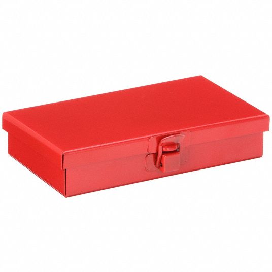WESTWARD, 6 1/2 in W 4 1/4 in D 1 1/4 in H, Steel, Tool Box - 35XR63 ...