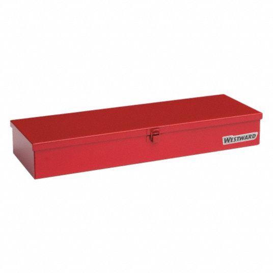 Steel, Socket Storage Box, 18 3/8 in Overall Width, 6 1/2 in Overall ...