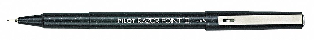 PILOT, Razor Point II® Super Fine Line, Black, Pen Set - 35Y044 ...