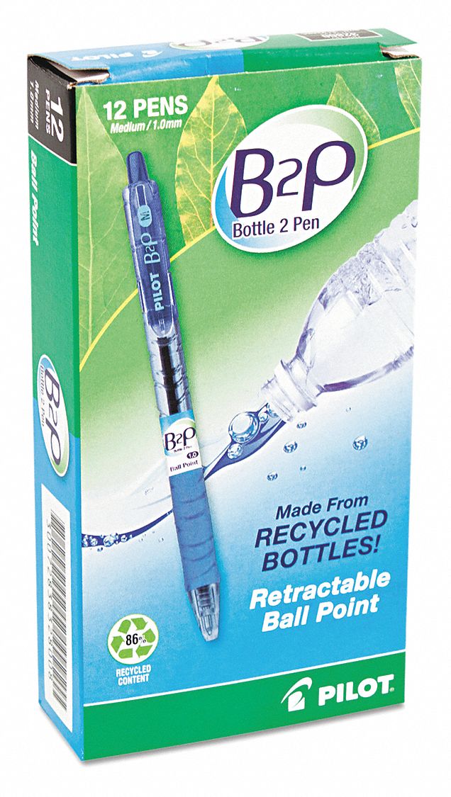 PILOT, B2P Bottle-2-Pen Recycled, Blue, Gel Pen - 35Y087|PIL32801 ...