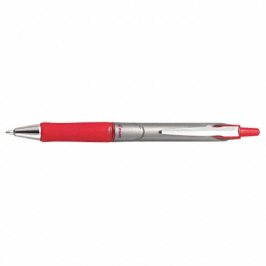 Red, 1 mm Pen Tip, Ballpoint Pen - 35Y117|PIL31912 - Grainger