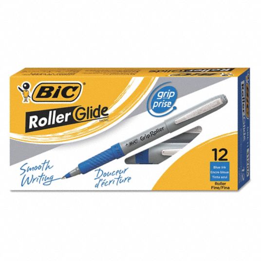 BIC, Roller Glide™, Blue, Rollerball Pen - 35Y289|BICGREM11BE - Grainger