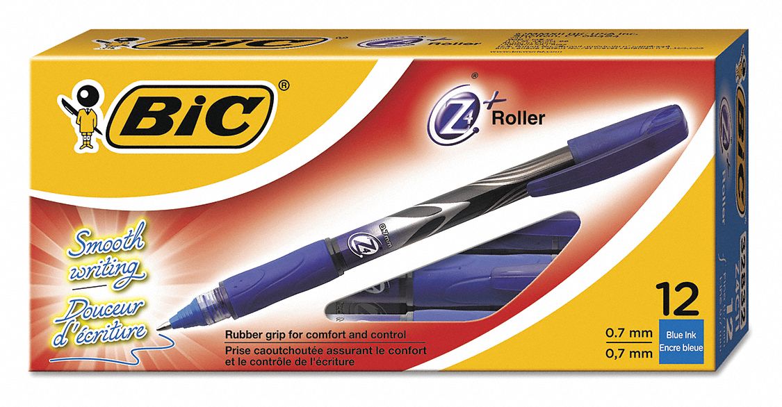 BIC, Roller Glide™, Blue, Rollerball Pen - 35Y360|BICZ4C11BE - Grainger
