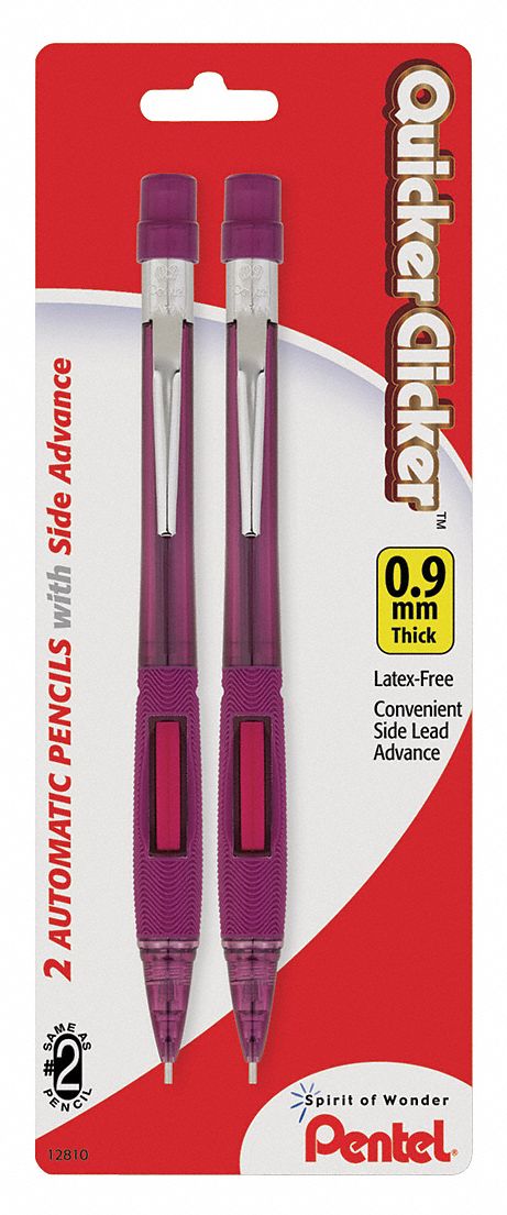 Mechanical, Quicker Clicker™ Mechanical Pencil, Point Size 0.9mm ...