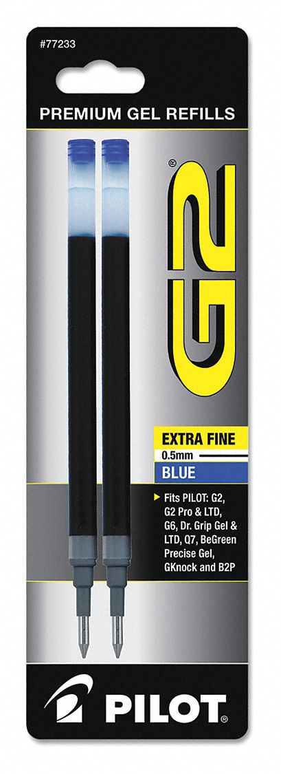 PILOT, Blue, Ultra Fine, Pen Ink Refill - 35Y567|PIL77233 - Grainger