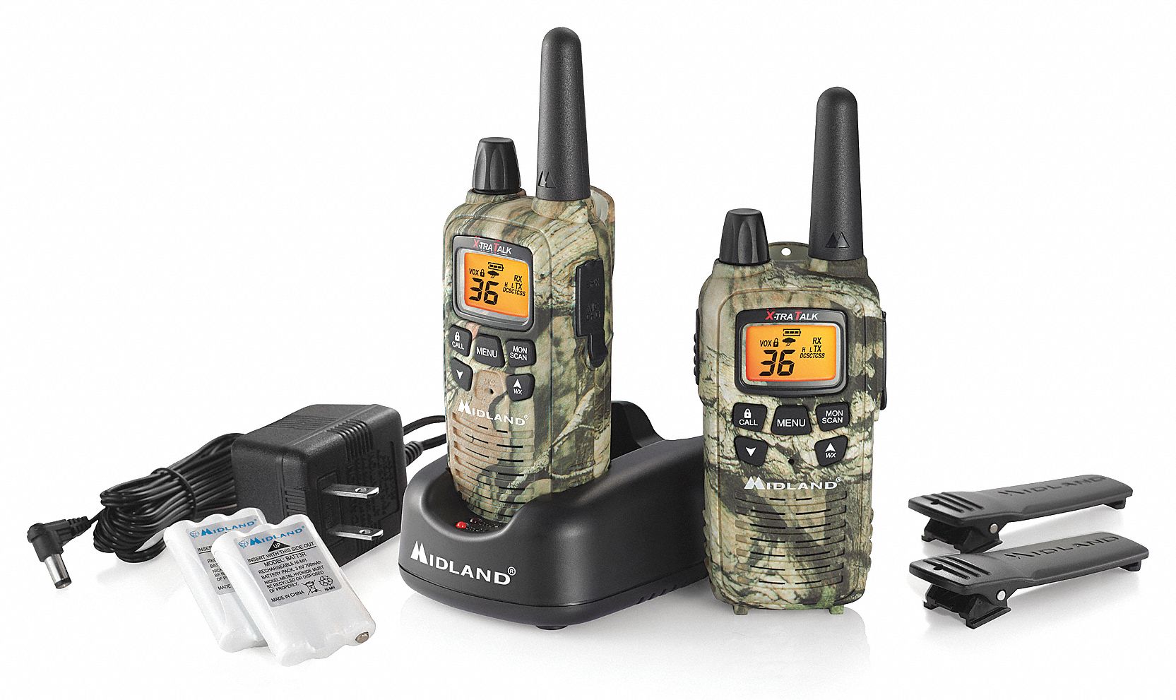 Two Way Radio,LCD,36 Channels,PR - Grainger