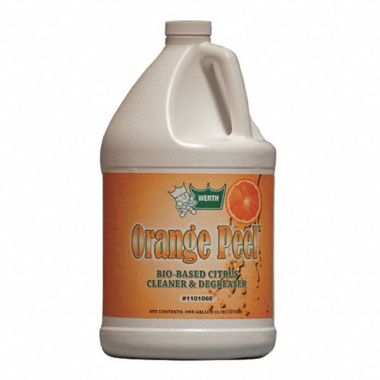 WERTH SANITARY SUPPLY, Citrus-Based Solvent, Jug, Cleaner/Degreaser ...