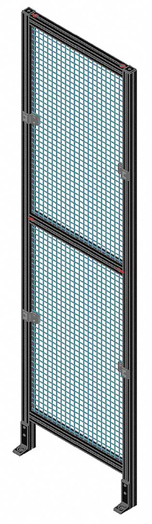 FAZTEK Machine Guard Panel: 84 in x 24 in, Full Ht Panel - 35YL92|22130 ...