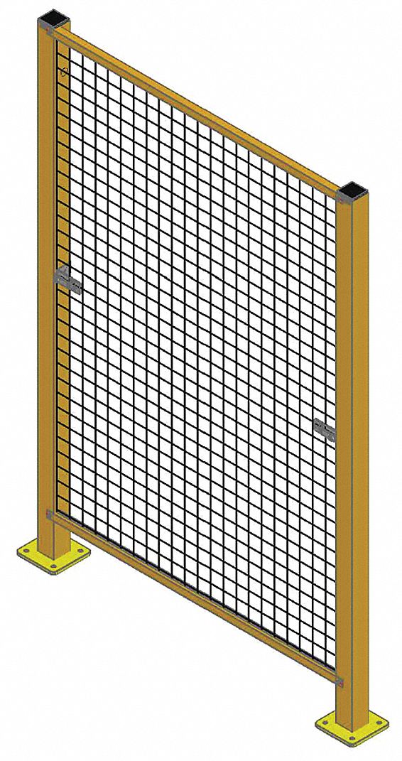 FAZTEK Safety Guarding Panel, 4 ft. W x 6 ft. H - 35YL96|22183 - Grainger