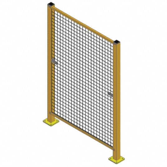 FAZTEK Safety Guarding Panel, 4 ft. W x 6 ft. H - 35YL96|22183 - Grainger