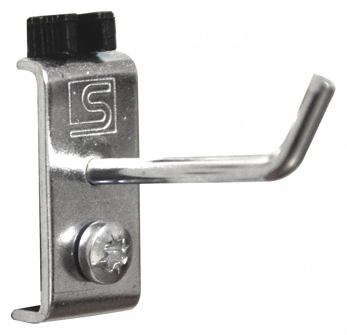 TRESTON, 1 7/8 in x 5 1/4 in x 1 3/4 in, 5 Hooks, Single Rod Pegboard ...