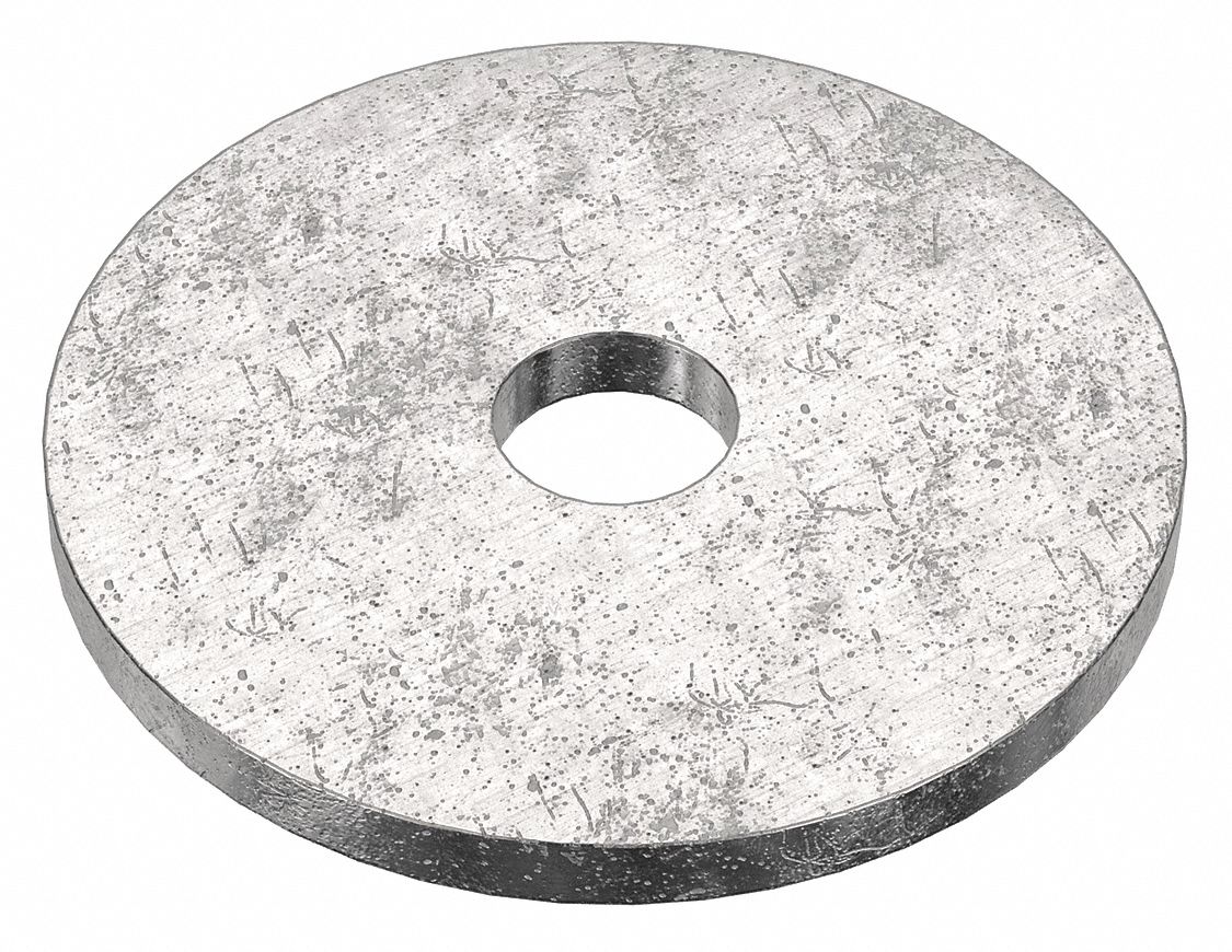 18-8, Stainless Steel, Large O.D. Oversized Washer - 35YU96|U51530.015. ...