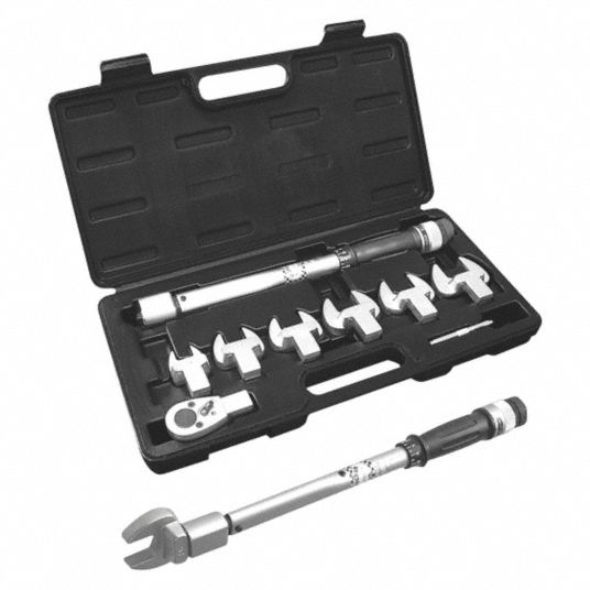 Precision Torque Wrench Set, Drive Size 1/2 in, 59 ft-lb., 16 in - Grainger