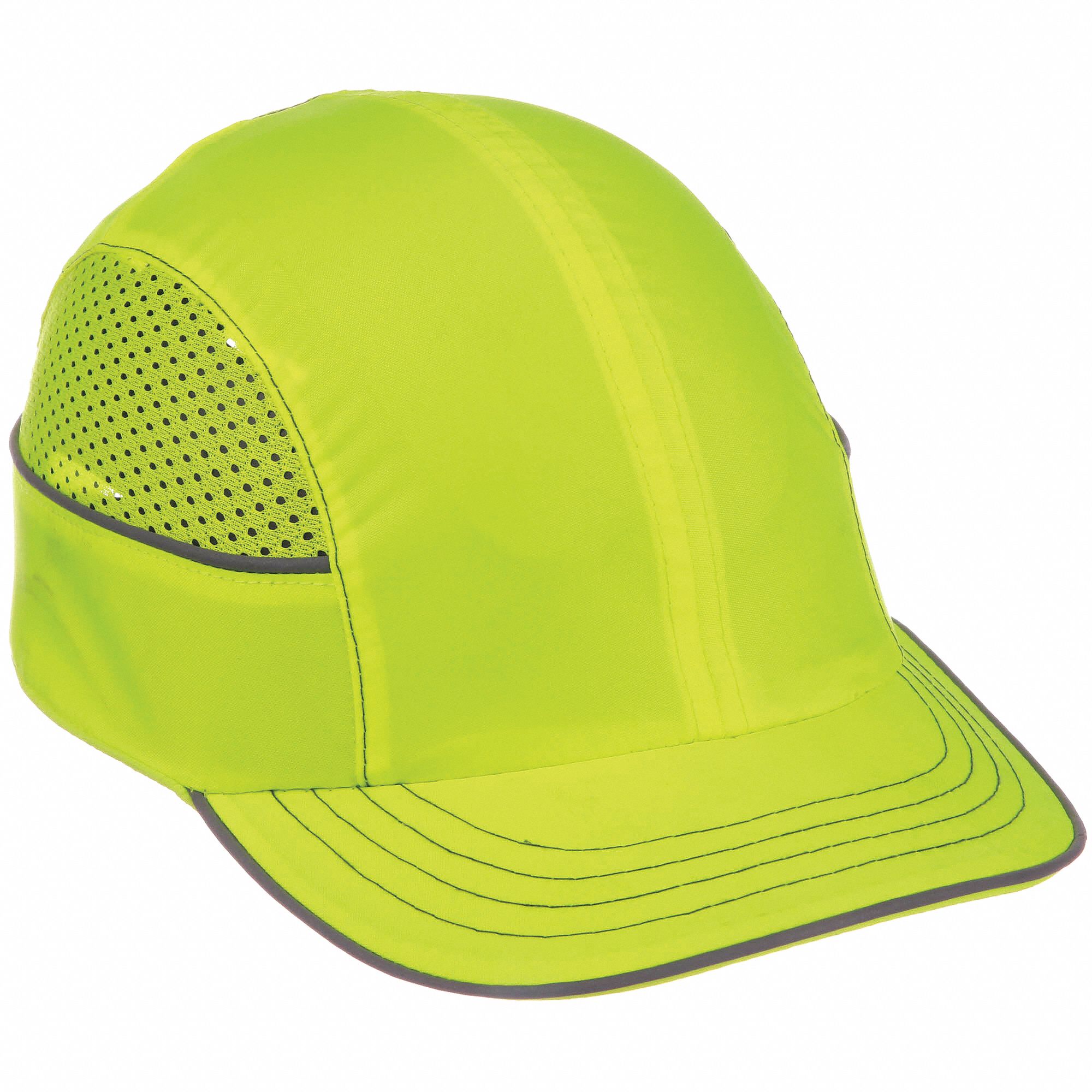 Hi-Visibility Green, Hook-and-Loop, Bump Cap - 35YZ39|8950 - Grainger