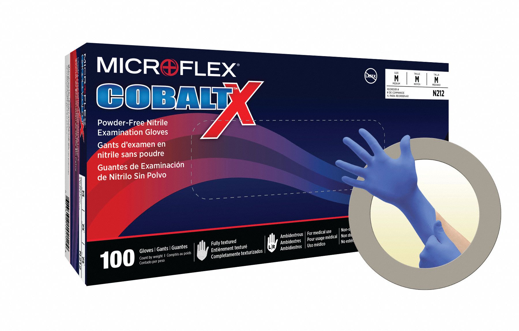 MICROFLEX Disposable Gloves: Food-Grade/Gen Purpose, 5 mil, Powder-Free ...