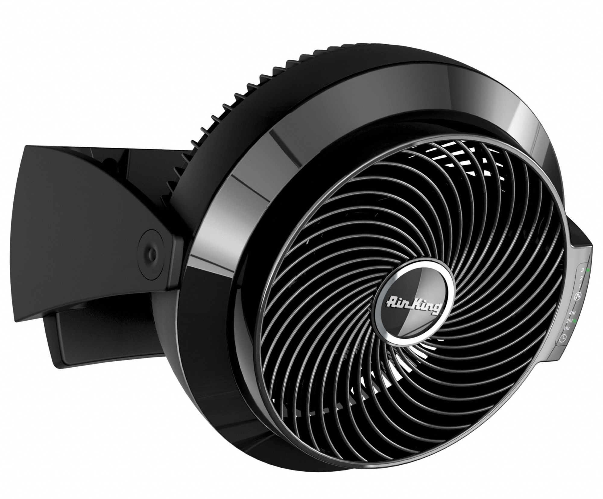 AIR KING Pivoting Fan: 12 in Blade Dia, Non-Oscillating, 3 Speeds, 570 ...