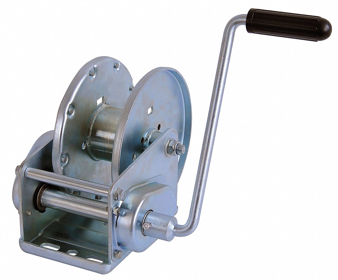 DAYTON 8 1/4 inH Pulling Hand Winch with 3500 lb 1st Layer Load ...