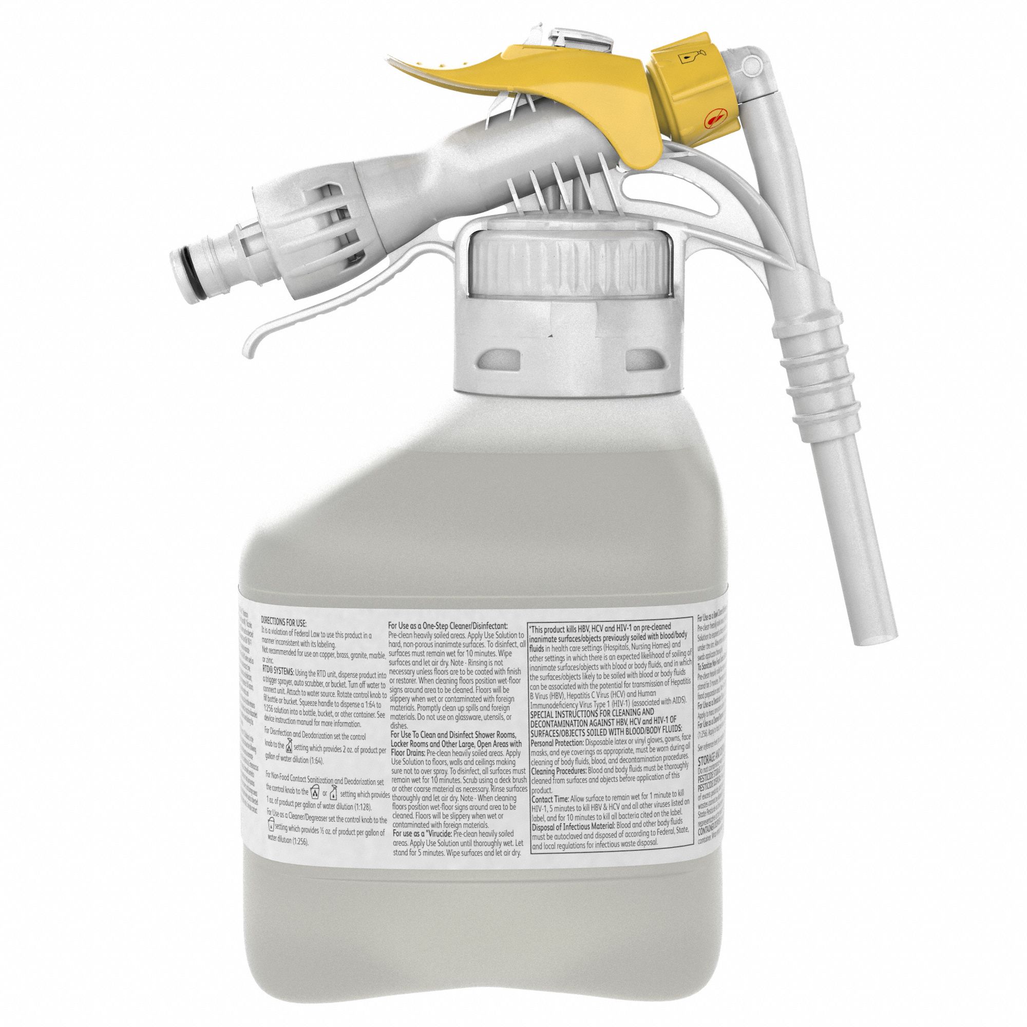 DIVERSEY Multi-Surface Disinfectant Cleaner: Alpha-HP, 67, Fits RTD ...