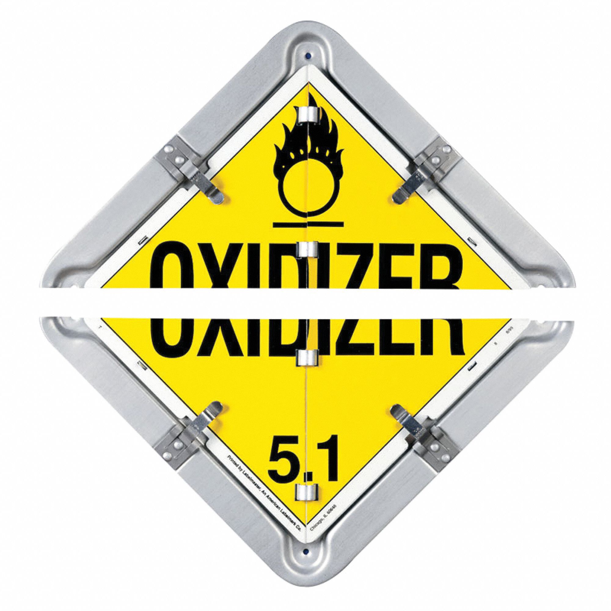 LABELMASTER Vehicle Placard Flipchart, Placard Style Flipchart - 35ZG70 ...