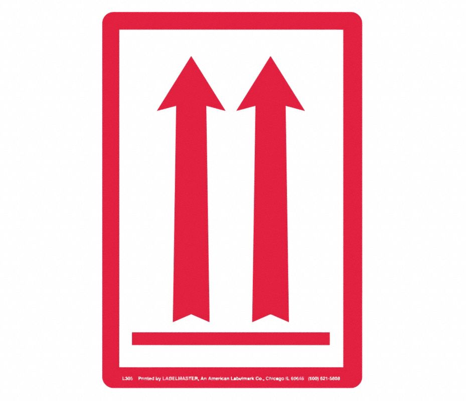 LABELMASTER Etiquetas de Flechas,2-15/16" An,PQ500 - Etiquetas de Envío ...