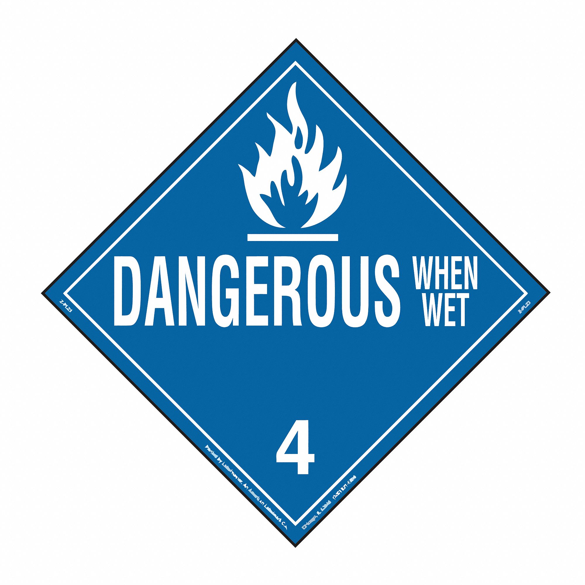 LABELMASTER DOT Container Placard, Container Label/Placard Type ...